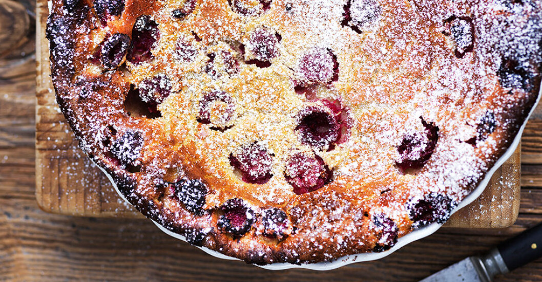 Recept: Clafoutis med hallon och vanilj | Femina