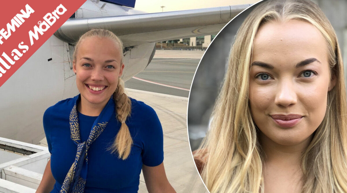 Flygvärdinnan Mathilda snabbskolades in i vården | Femina