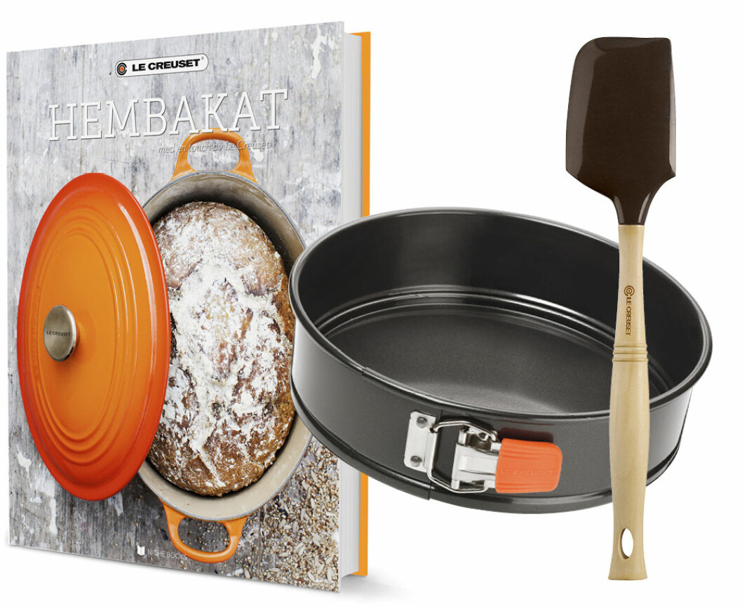 Vinn slickepott, pajform och kokbok från Le Creuset | Femina